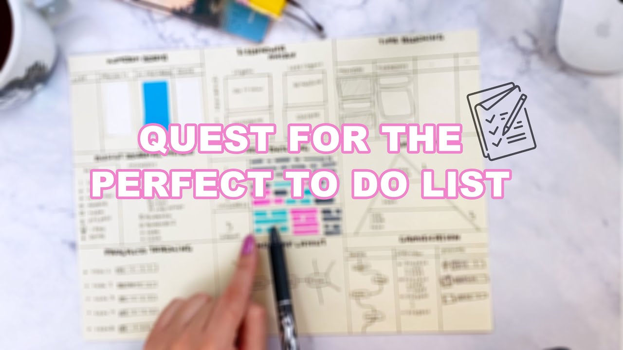 Quest for the Perfect To do list! 🗓️ - YouTube