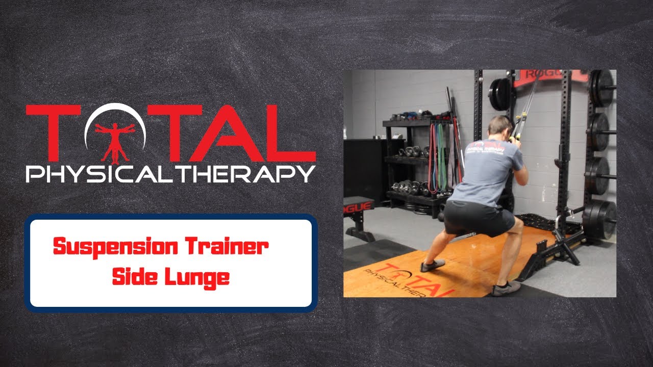 Suspension Trainer Side Lunge - YouTube