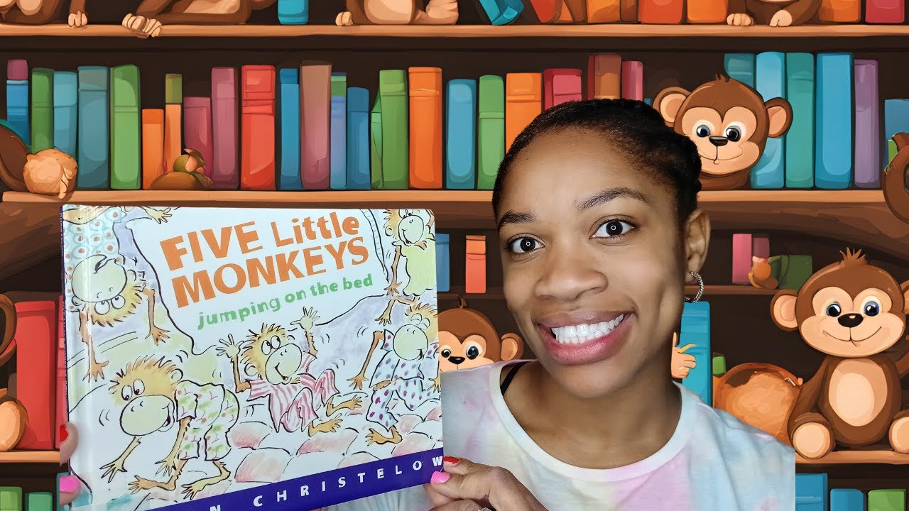 5 Little Monkeys Jumping on the Bed | Fun Read Aloud for Kids! - YouTube