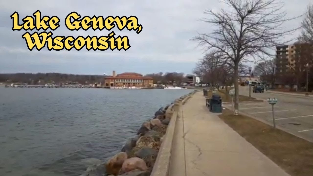 Scenic View of Geneva Lake in Lake Geneva, Wisconsin #alongtheway - YouTube