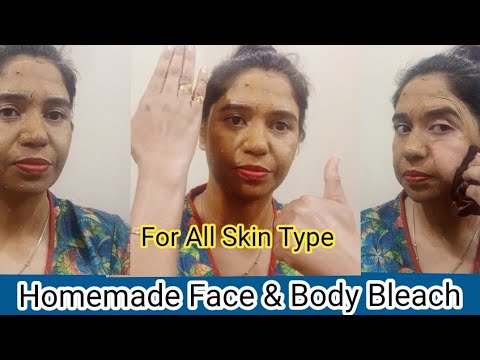 Homemade Skin bleach Remove To Dark Spots Instant Polish For All Skin ...