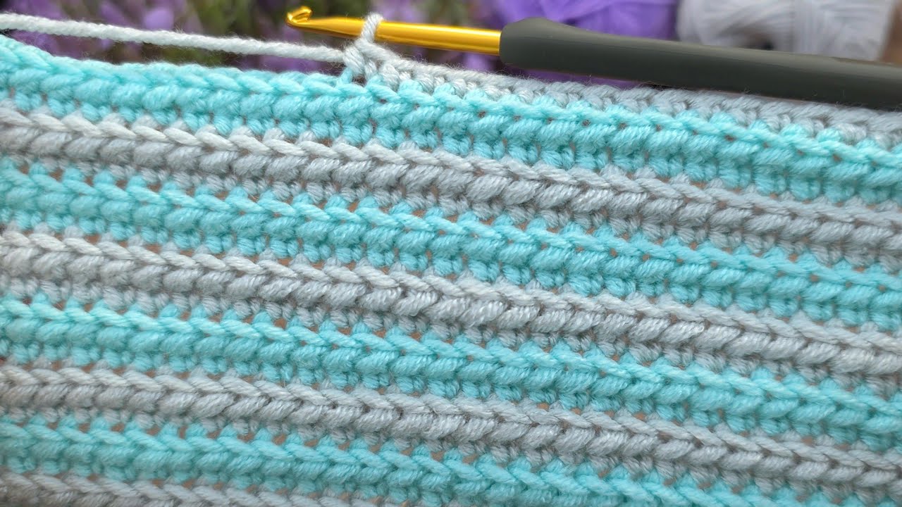 different technique ** sequential crochet pattern ... easy crochet ...