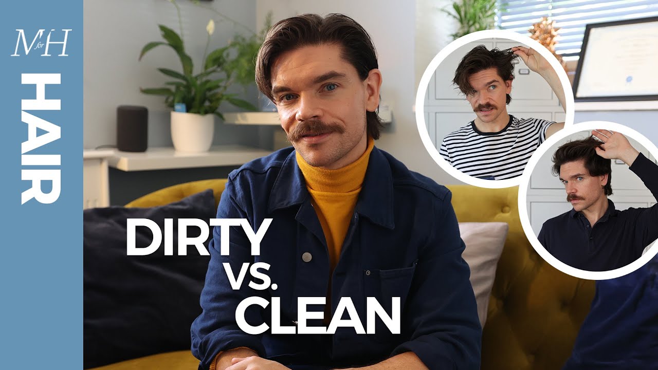 Unwashed Greasy Hair Men