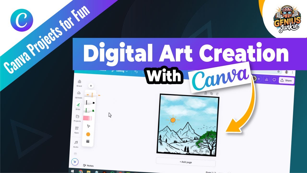 Creating Stunning Digital Art with Canva’s Draw Tool Step by Step Guide ...