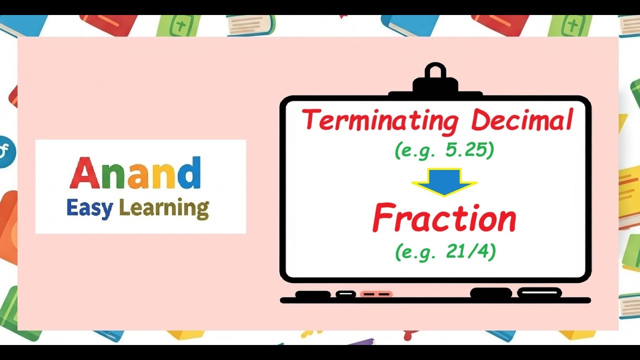 Lecture 03 - Basic Maths - Converting Terminating Decimal to Fraction ...