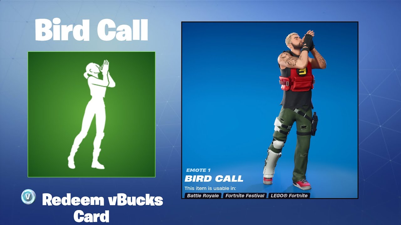 Bird Call | Fortnite Emote - YouTube