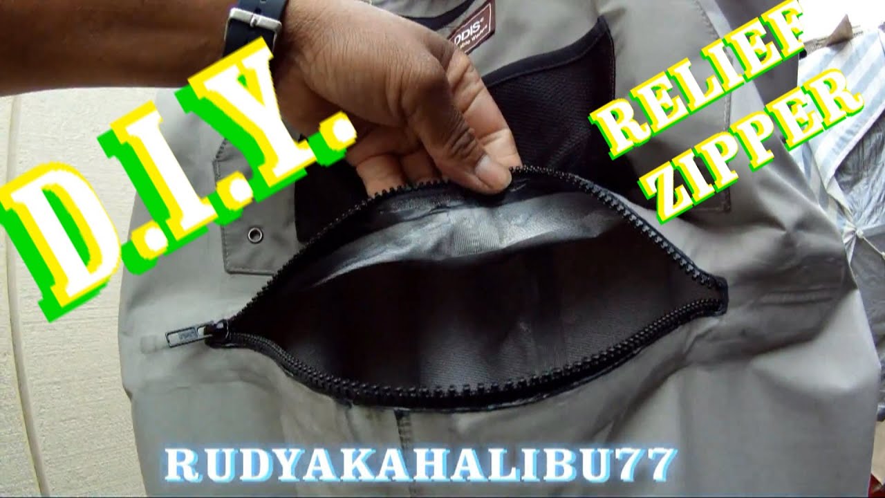 DIY RELIEF ZIPPER - YouTube