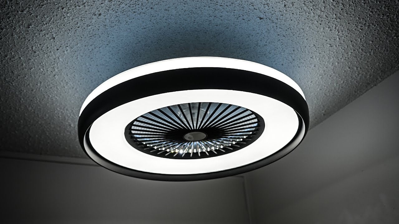 The easiest to install ceiling fan and light combo - YouTube