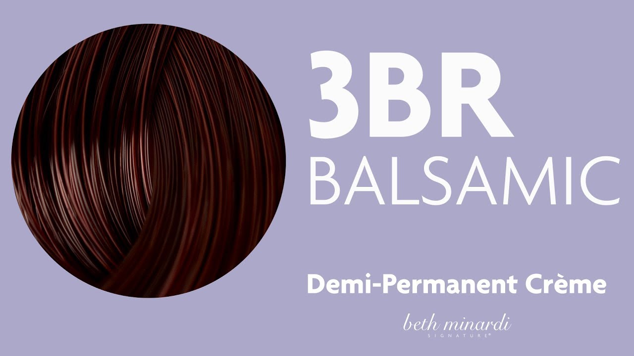 3BR Balsamic– Demi-Permanent Crème Color - YouTube