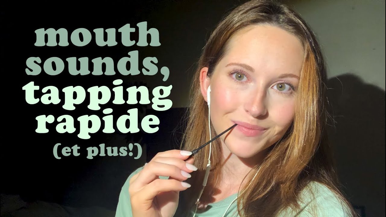 ASMR - J'essaie de NOUVEAUX triggers! *mouth sounds, tapping rapide* 🙌🏻 ...