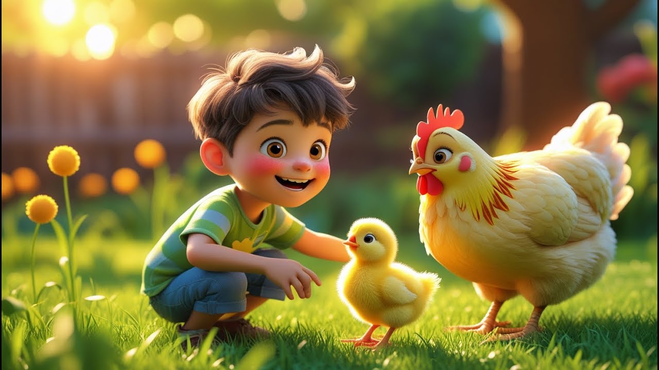 Little Chicks Rhyme 🐥 | Fun & Cute Baby Chick Song for Kids | Nursery ...