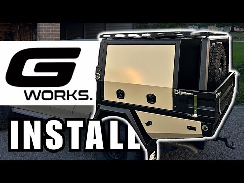 G WORKS TRAY AND CANOPY INSTALL | 79 SERIES LANDCRUISER PART 8