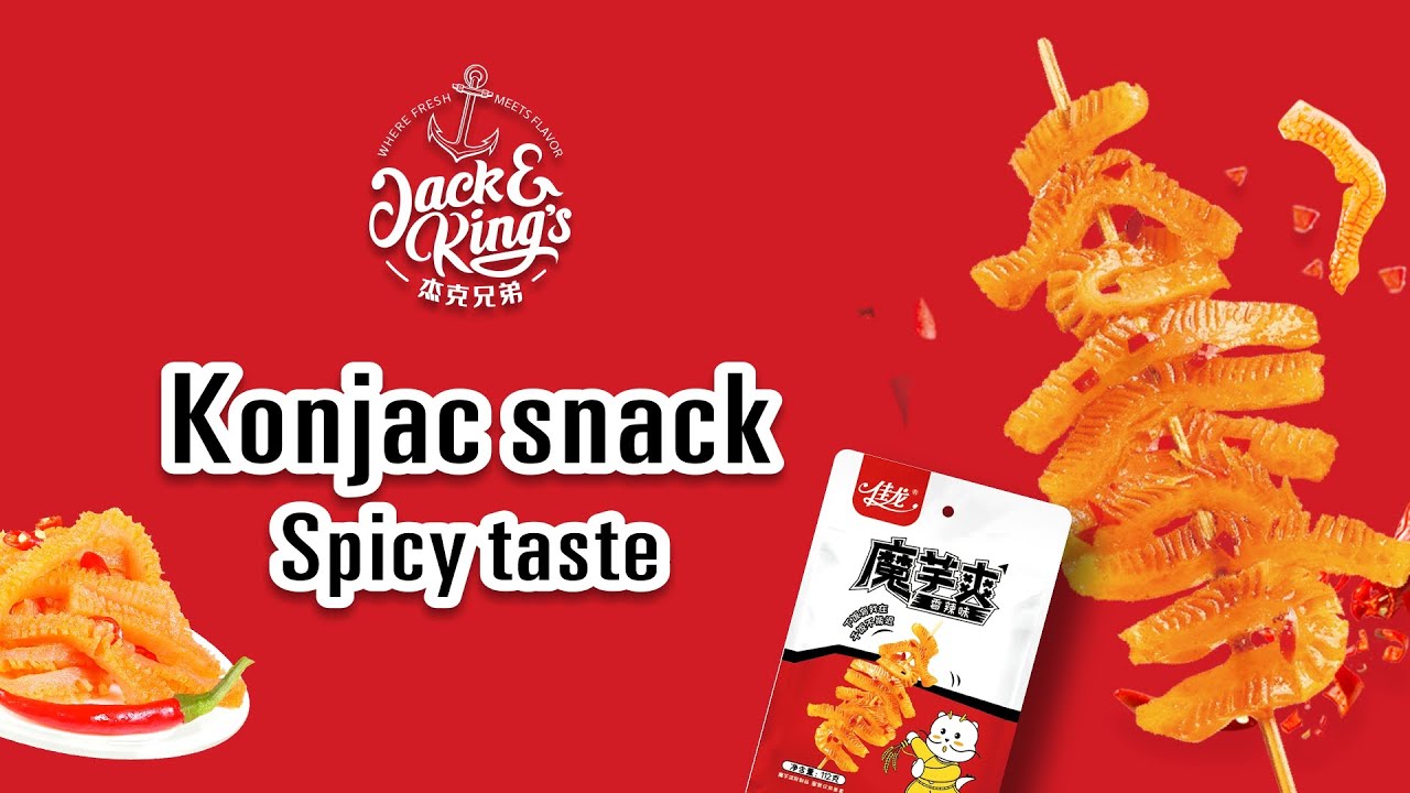 Trending Asian Snack: Konjac Snack in Spicy Flavor from Jack & King's ...