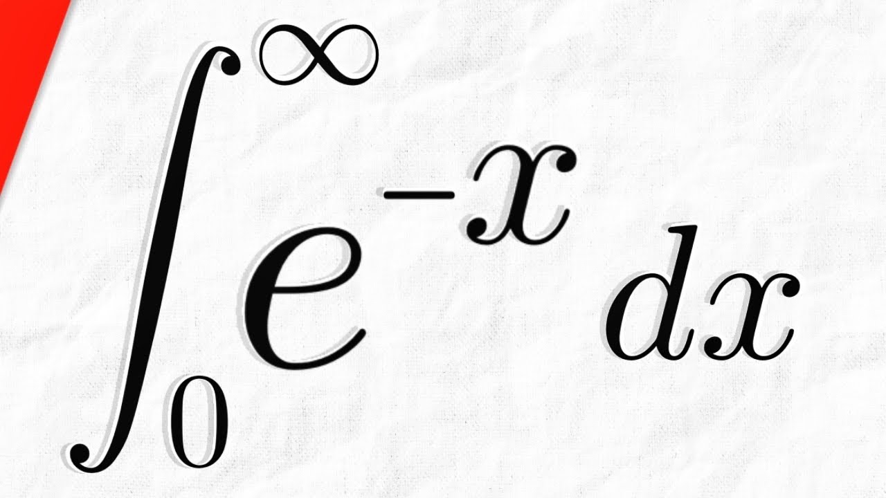 Improper Integral of e^-x from 0 to Infinity | Calculus 2 Exercises ...