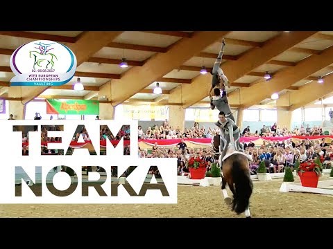 Team Norka (Germany) - Full Performance | FEI European Vaulting Championships 2017