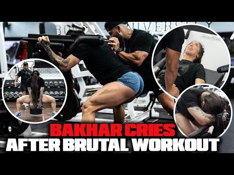 BAKHAR NABIEVA CRIES DURING WORKOUT | BRUTAL LEG ROUTINE 😭