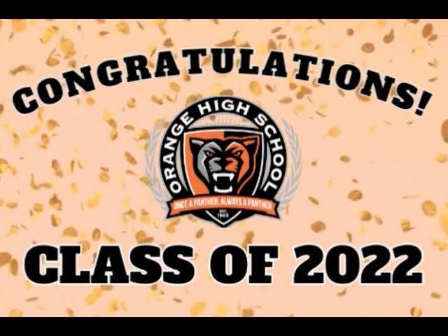 Orange Class Of 2022 Images
