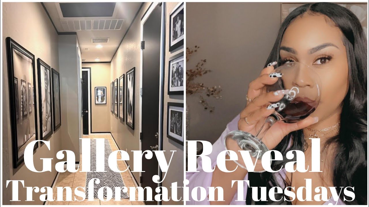 Gallery Hallway Reveal | How to Create a Gallery Wall |Simple ...