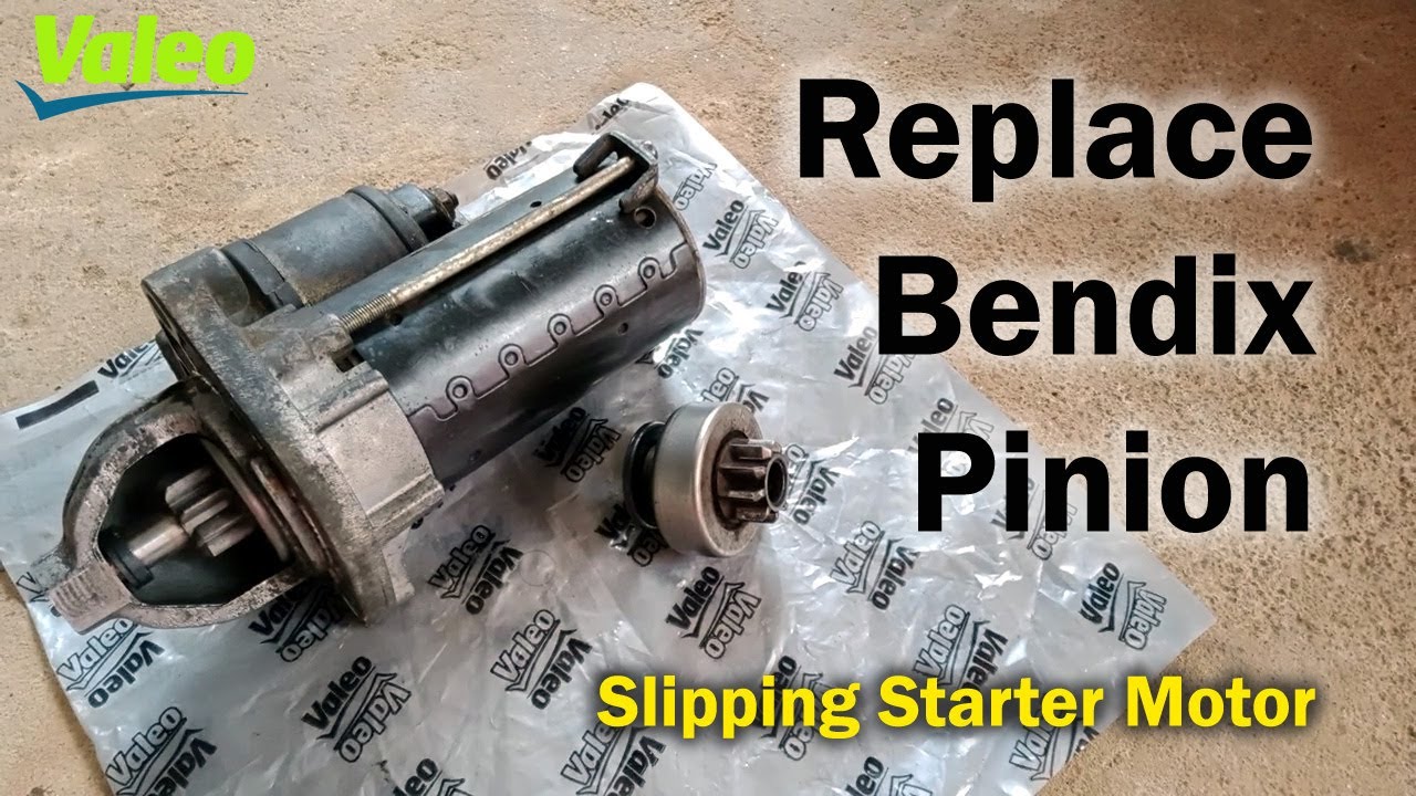 Replace Starter Motor Bendix Drive Pinion Yourself | Valeo | Starter ...