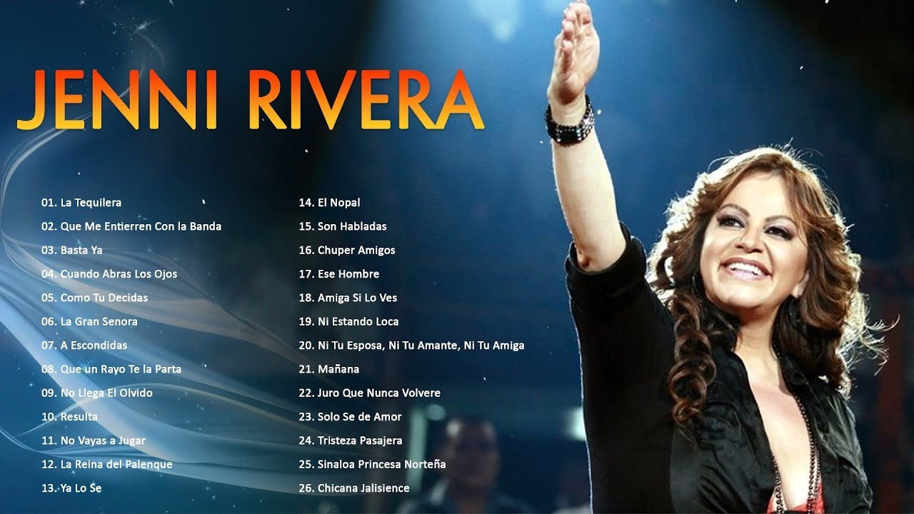 JENNI RIVERA ÉXITOS MIX- SUS 30 SUPER CANCIONES ROMÁNTICAS Y RANCHERAS ...