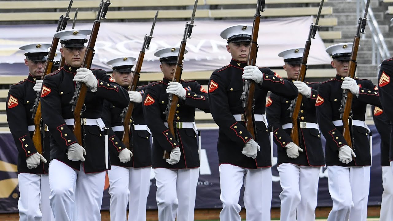U.S. Marine Corps Battle Color Detachment | #DCI2023 - YouTube