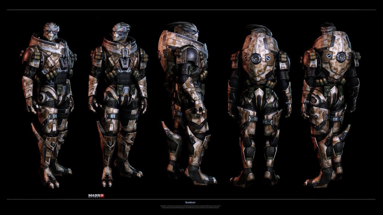 Turian Ghost Gold Solo Mass Effect 3 - YouTube