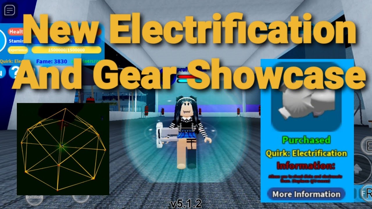 New Electrification And Sharpshooting Gear Showcase In Boku No Roblox ...