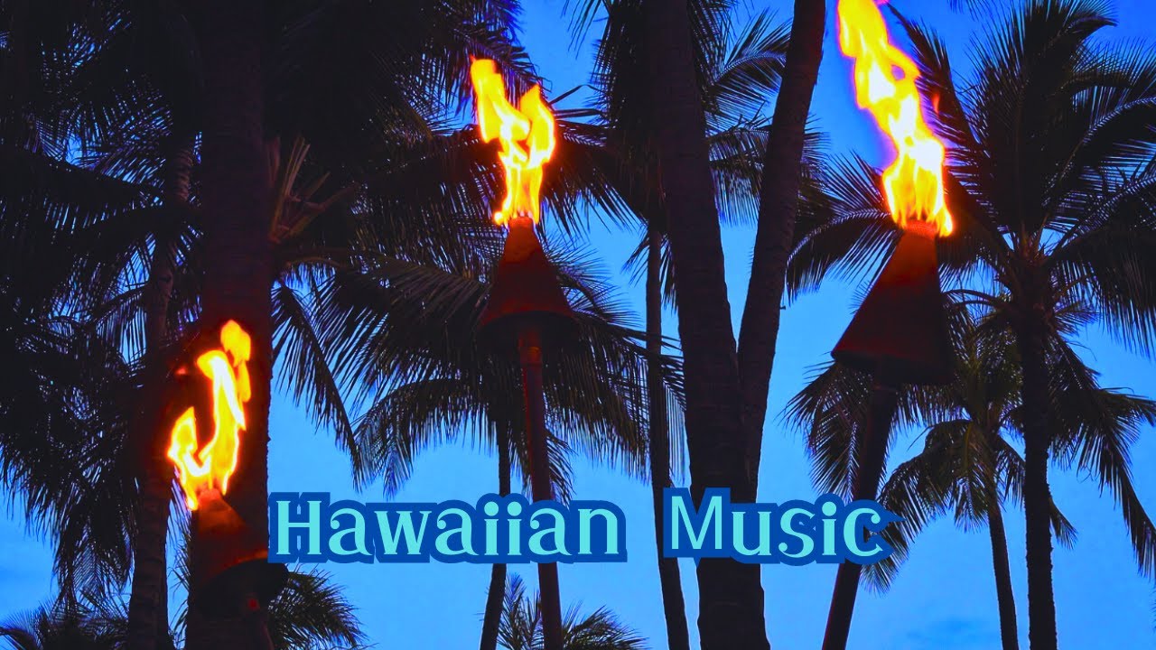 relaxing hawaiian music | hawaii ocean sound🌊 | cafe music | sleep ...