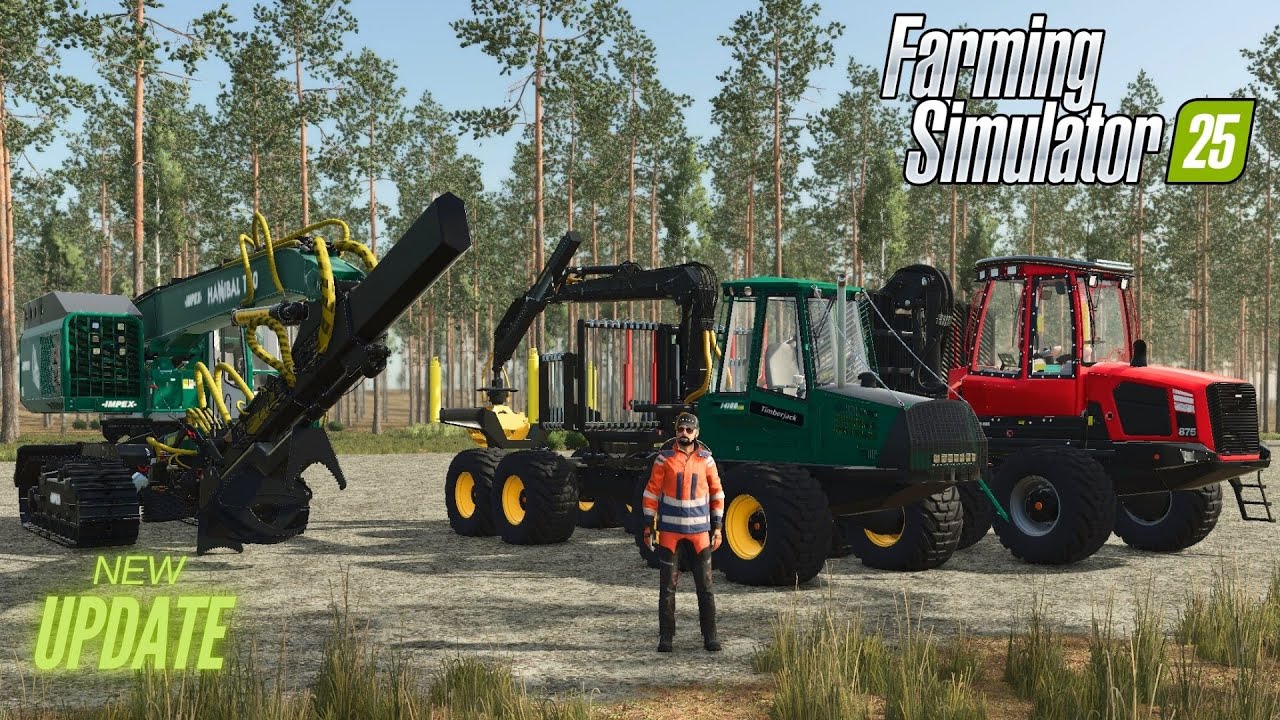 FS25 Shocking New Update, New Map and Epic Showdown with Forwarders ...