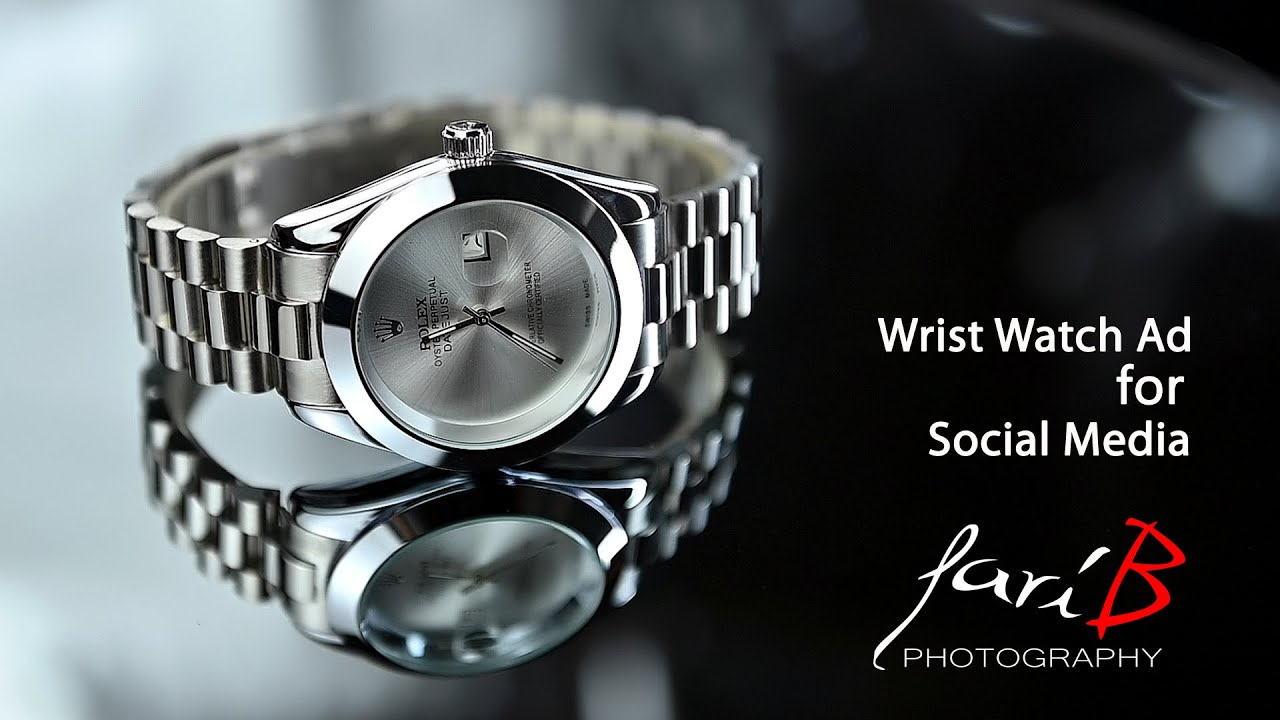 Wrist watch ad for social media - YouTube