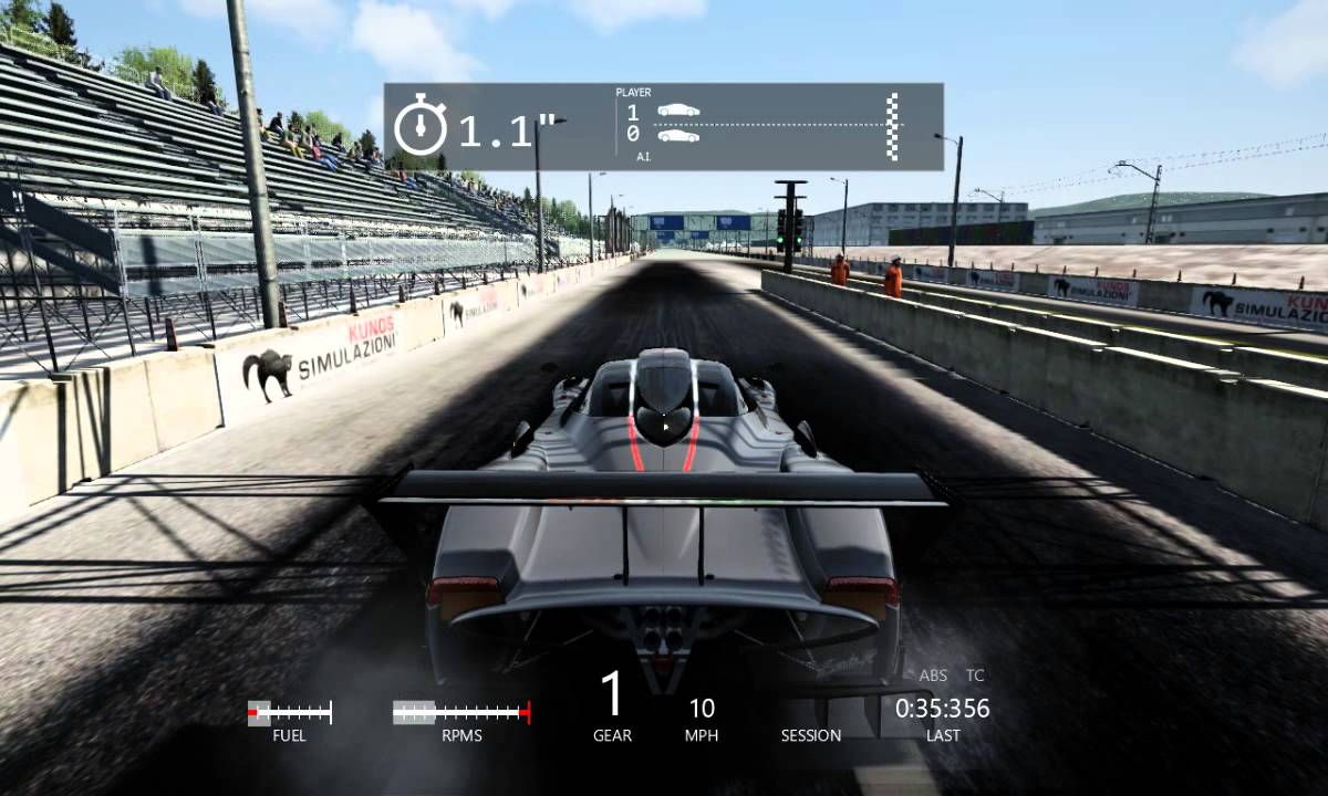 ( Pagani zonda R VS Mclaren MP4 12c) 1000M Drag assetto corsa (Radeon ...