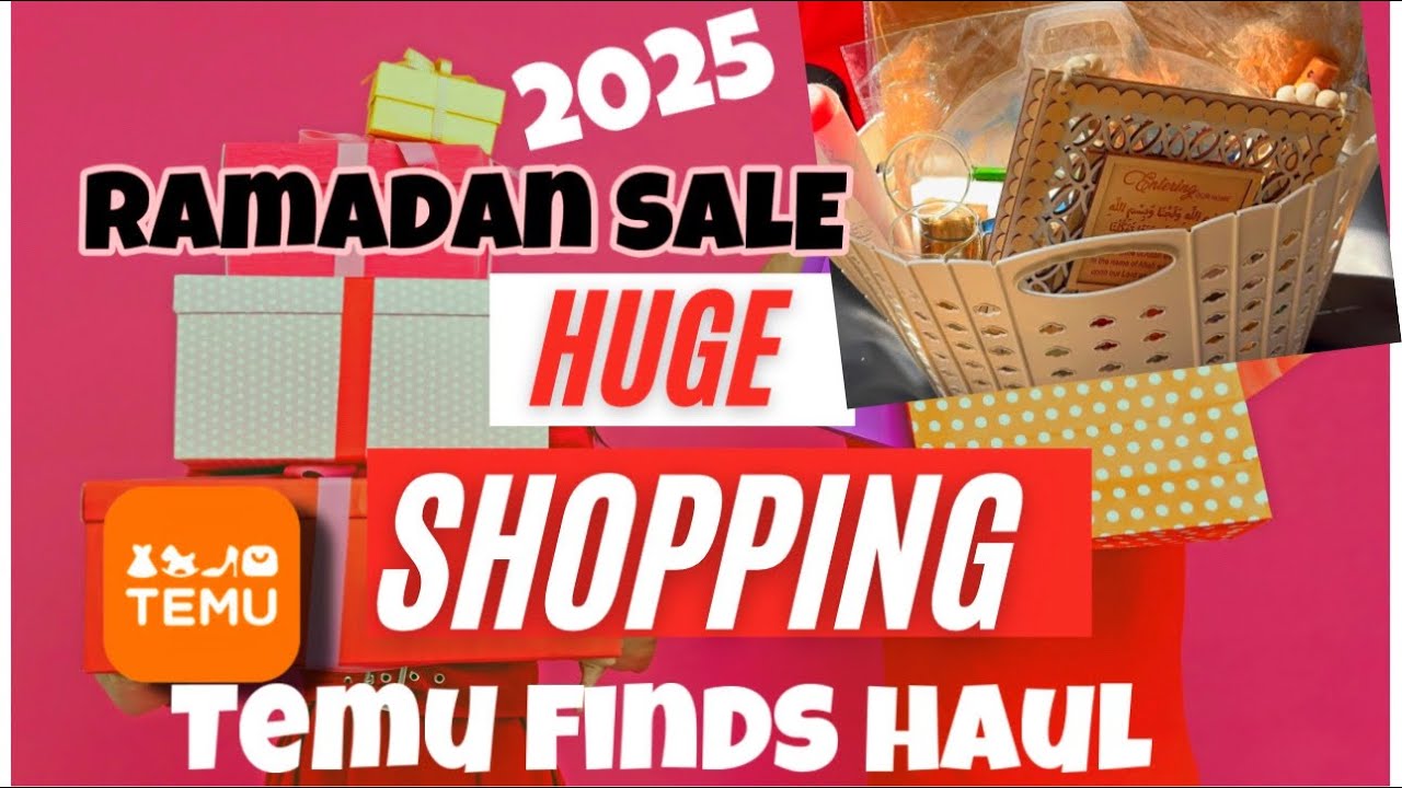 TEMU FINDS HAUL | Ramadan Special offers **HUGE SHOPPING HAUL** | ASMR ...
