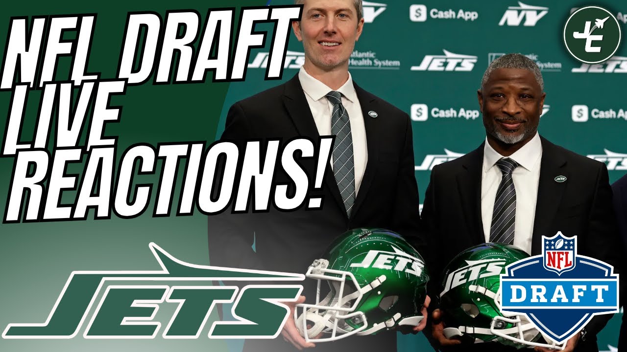 NFL DRAFT LIVE REACTIONS! WHO WILL THE NEW YORK JETS DRAFT? - YouTube