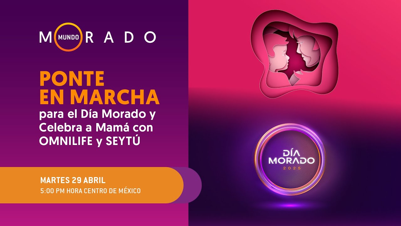 Mundo Morado #298 Ponte en marcha: DÍA MORADO y DÍA DE LAS MADRES con ...