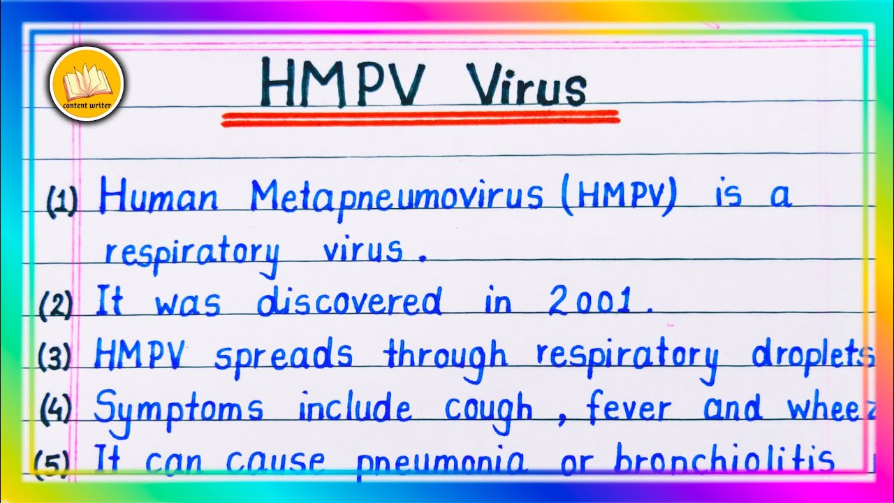 Essay on HMPV Virus/ What is HMPV Virus/ Human Metapneumovirus ...