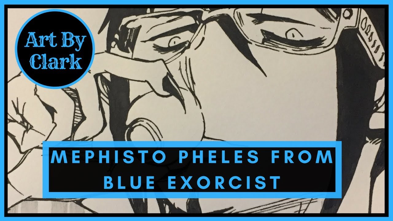 Mephisto Pheles Fanart from Blue Exorcist | Speed Drawing | Time Lapse ...