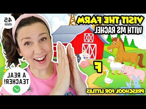 Learn Farm Animals with Ms Rachel | Animal Sounds, Old MacDonald Had A ...