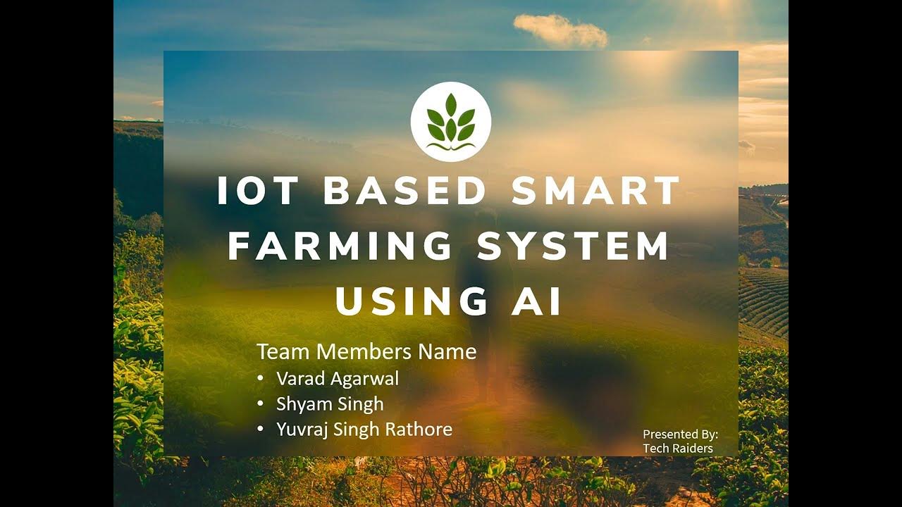 AI based Smart Agriculture System using IoT - YouTube
