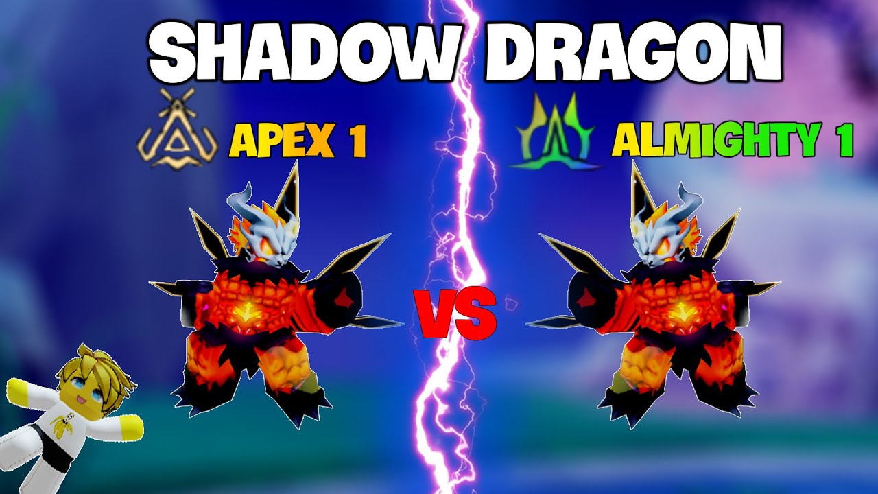 SHADOW DRAGON APEX 1 vs SHADOW DRAGON ALMIGHTY 1 | Anime Defenders ...