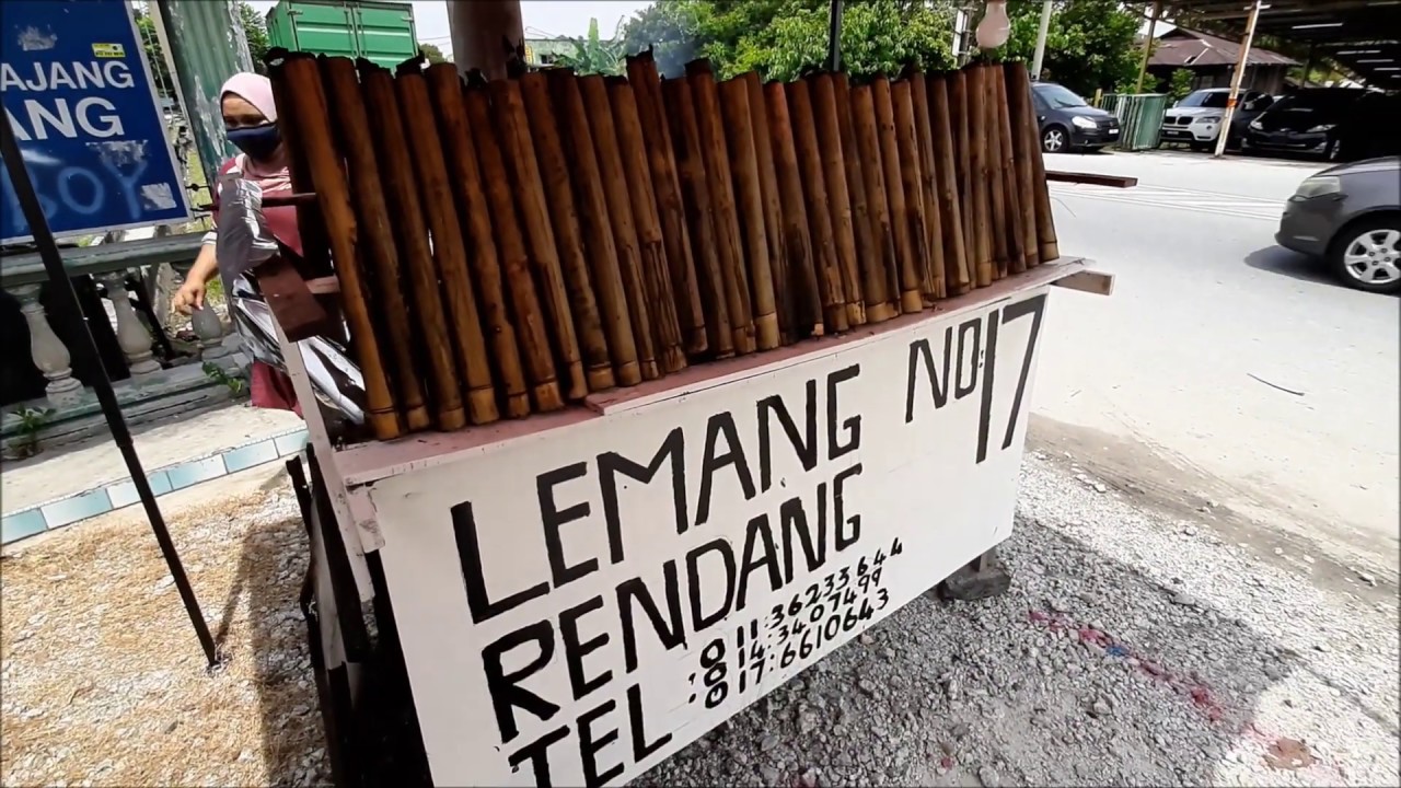 Lemang Sedap Dan Lemak Di Kajang | Selangor | Malaysia - YouTube