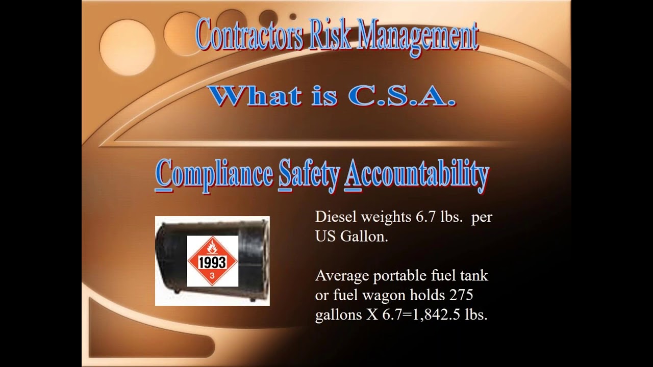DOT Compliance, Safety & Accountability CSA Webinar - YouTube