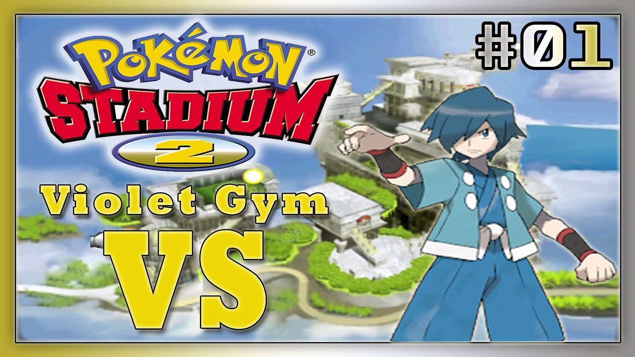 Pokémon Stadium 2 (N64) | Johto - Violet Gym - Falkner #01 - YouTube