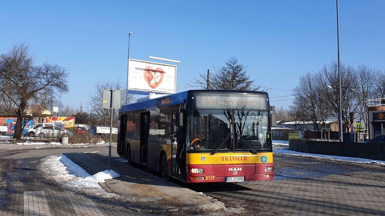 TransLub Luboń - MAN NL313 #6137 | linia 610 - YouTube