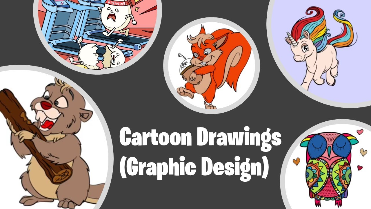 Drawing Cartoon Pictures....(Graphic Design) - YouTube