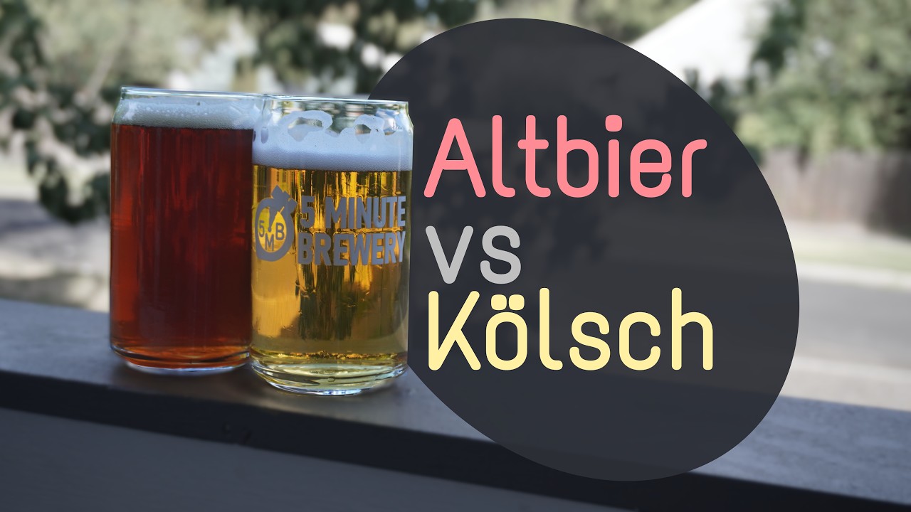 My Favorite Beer Rivalry: Altbier vs Kölsch - YouTube