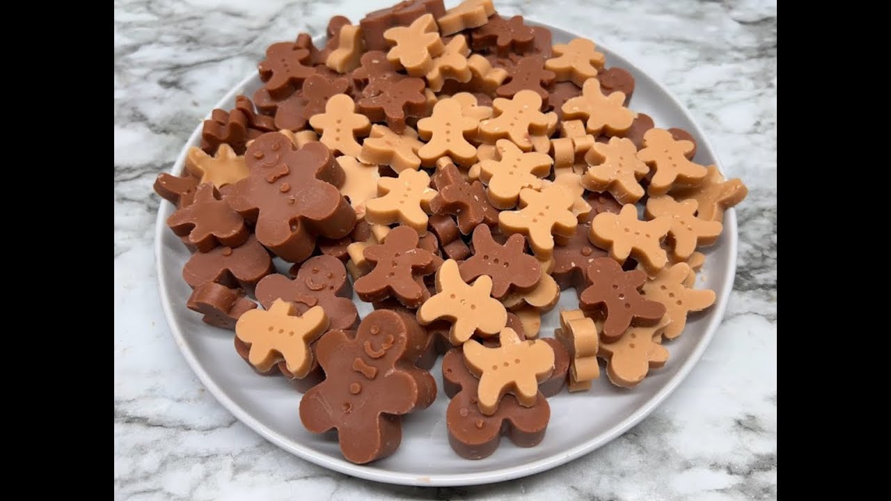 Gingerbread Men wax melts - YouTube