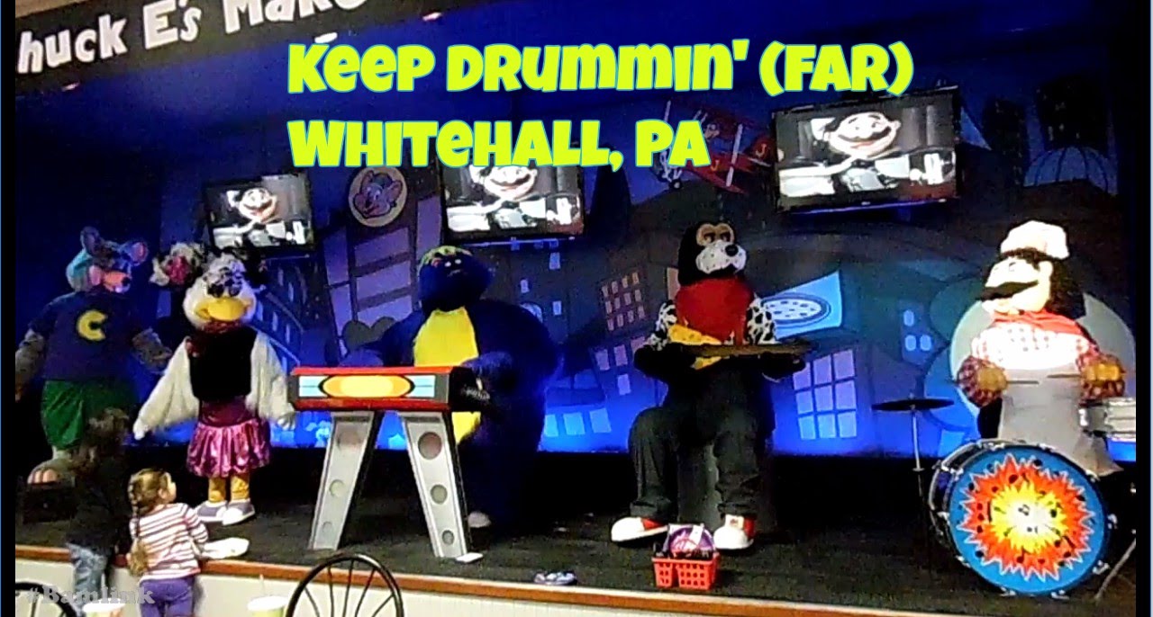 Chuck E. Cheese's CU 1 Stage Keep Drummin' Whitehall, PA January 2016 ...