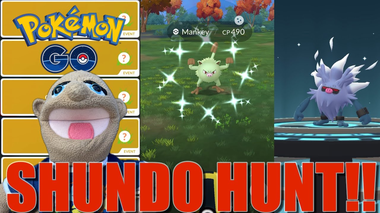 MANKEY COMMUNITY DAY SHUNDO HUNTING IN POKEMON GO! - YouTube