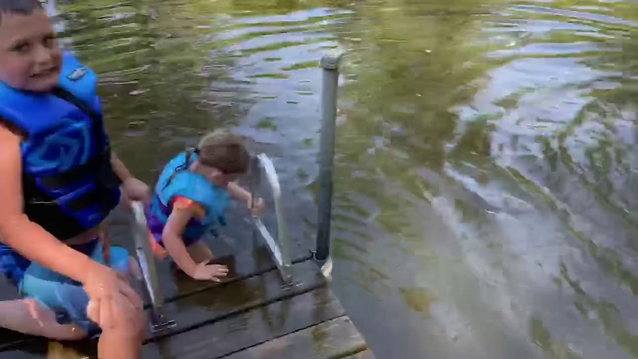 Swimming In the Lake on the 4th of July 2020 part 2!! - YouTube