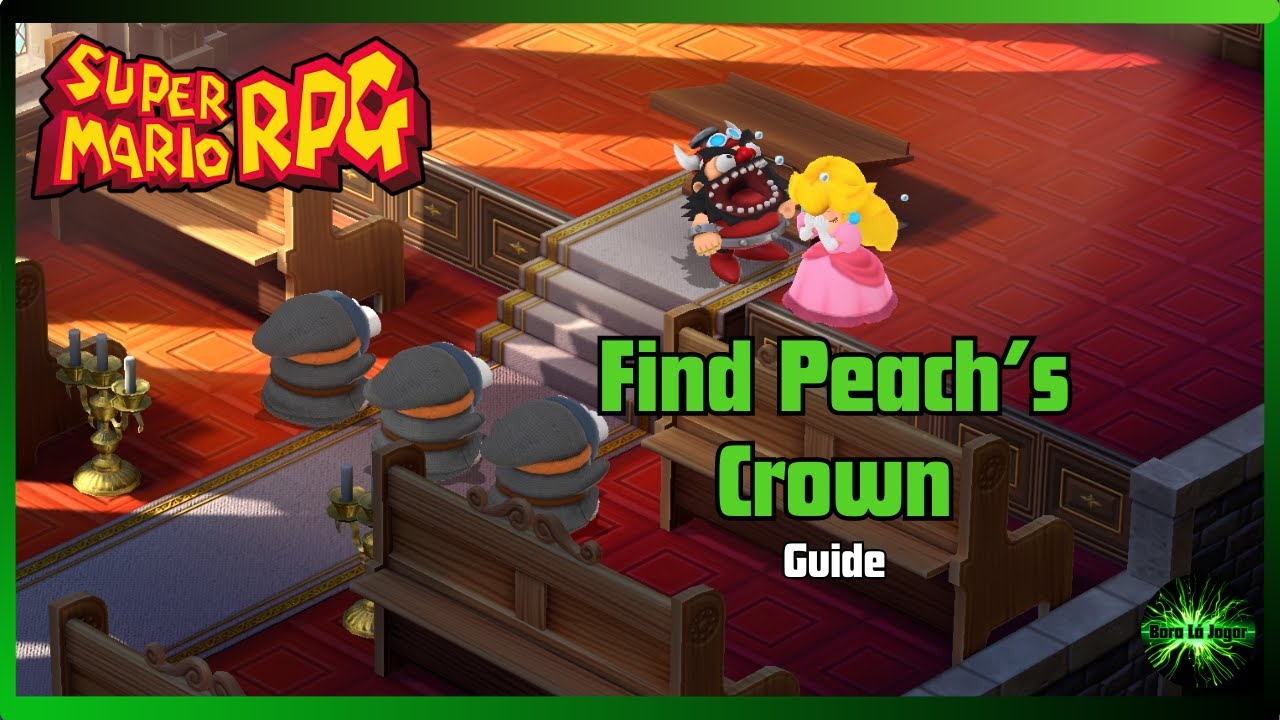 Super Mario RPG find Peach Crown (Walkthrough) - YouTube